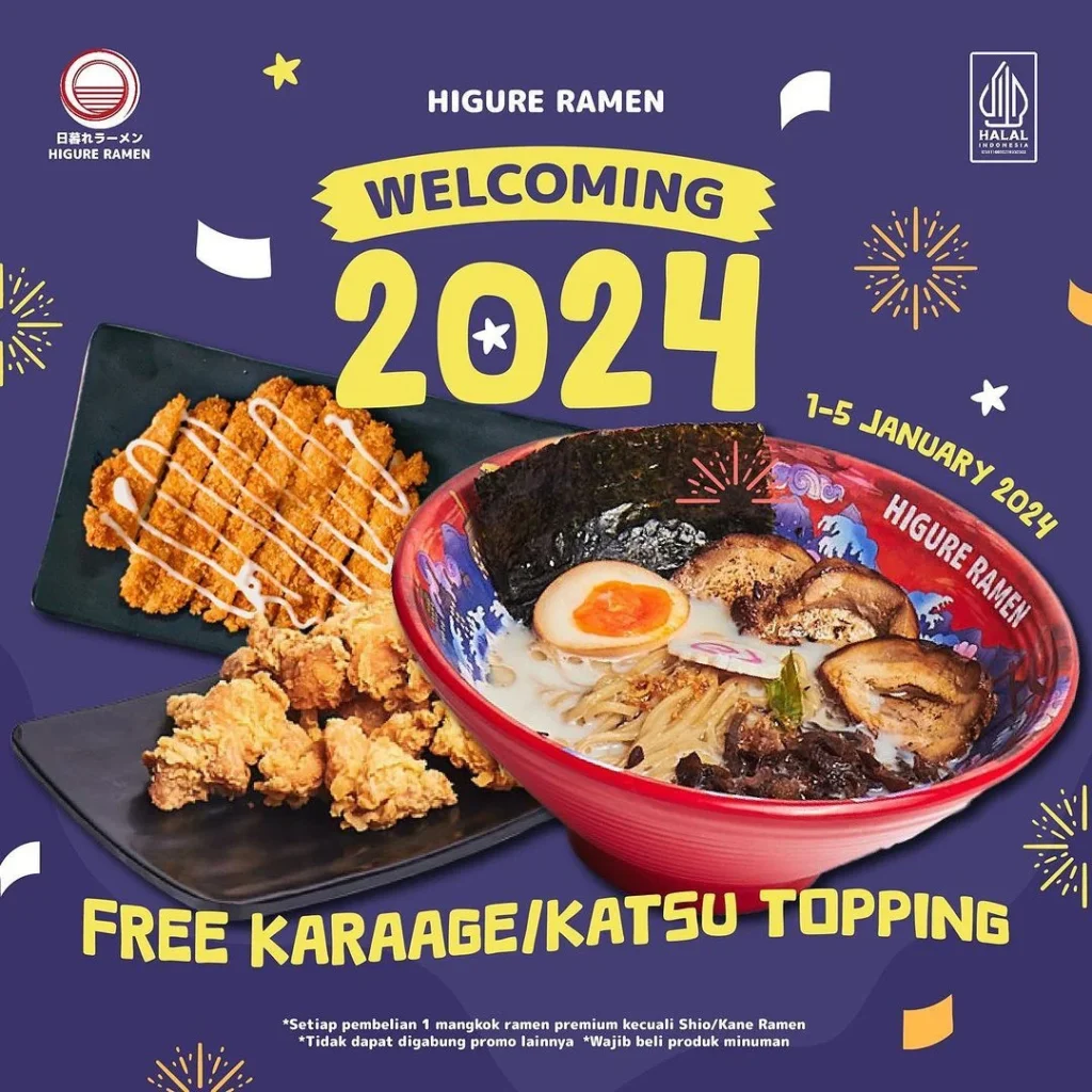 Bencoolen Mall - Higure Ramen Welcoming 2024