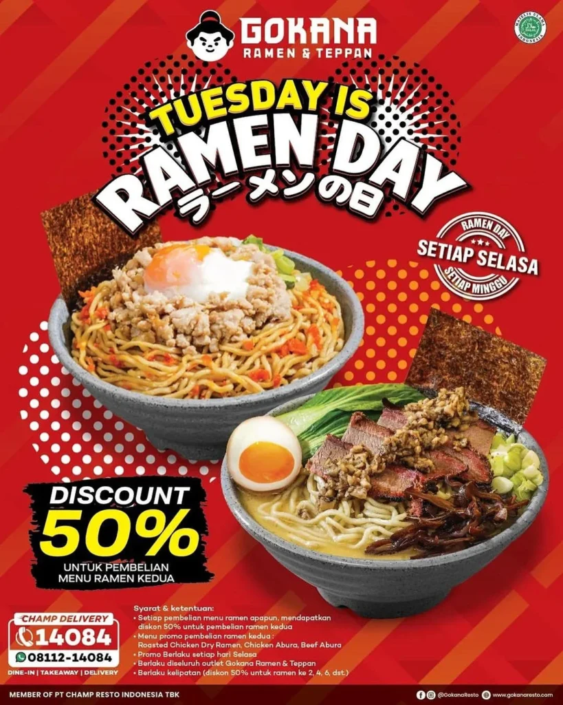 Bencoolen Mall - RAMEN DAY every Tuesday!