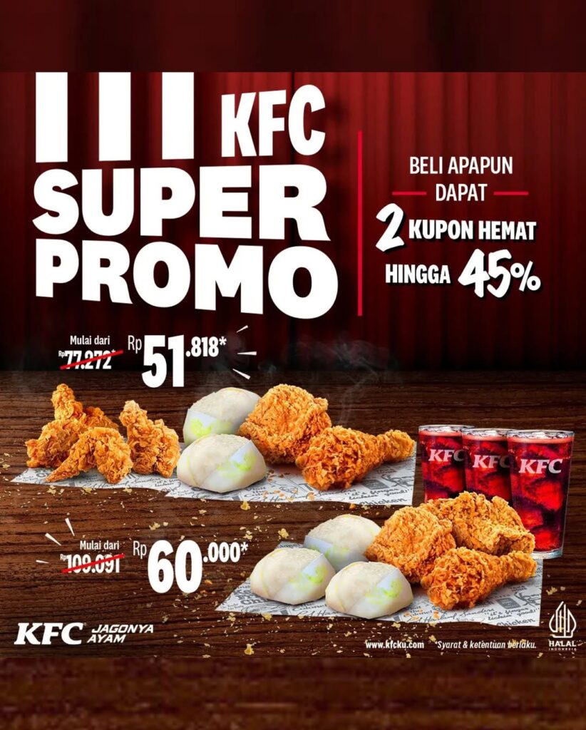 Bencoolen Mall - Paket Super Promo di KFC