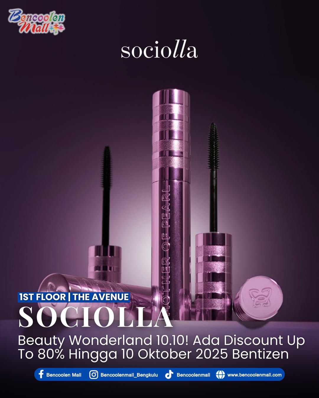 Sociolla Beauty Wonderland 10.10 Diskon hingga 80%