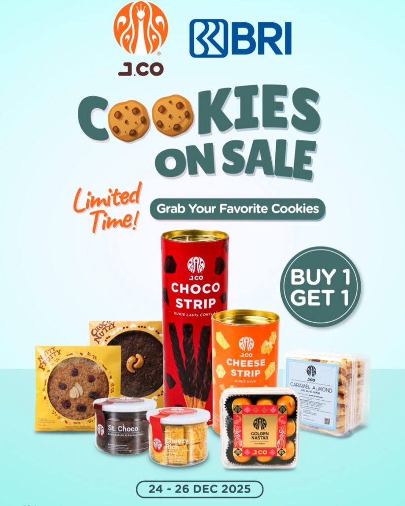 Promo JCO Bengkulu Beli 1 Gratis 1 Cookies di Bencoolen Mall!